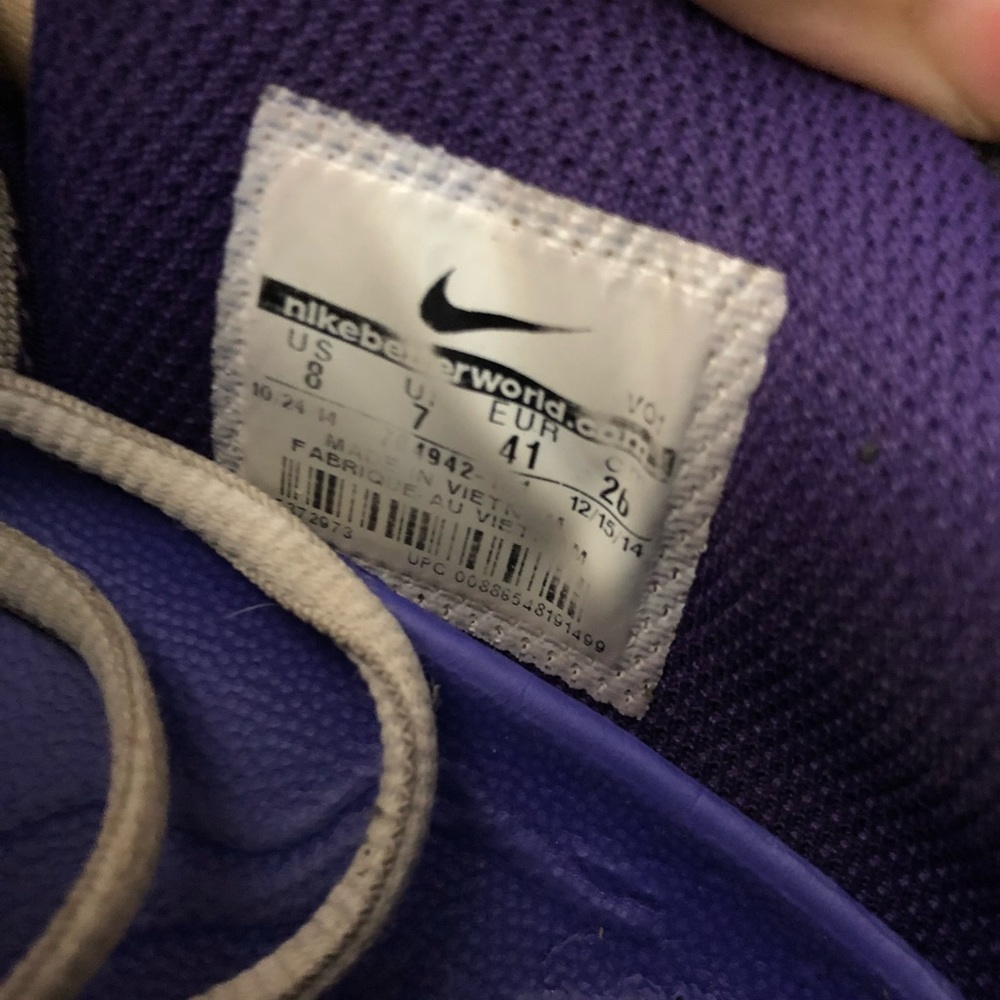 Nike Kobe Bryant Kb Mamba Mentality White Court Purpl… - Gem